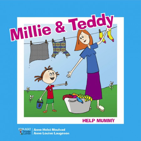 Millie and Teddy help mummy